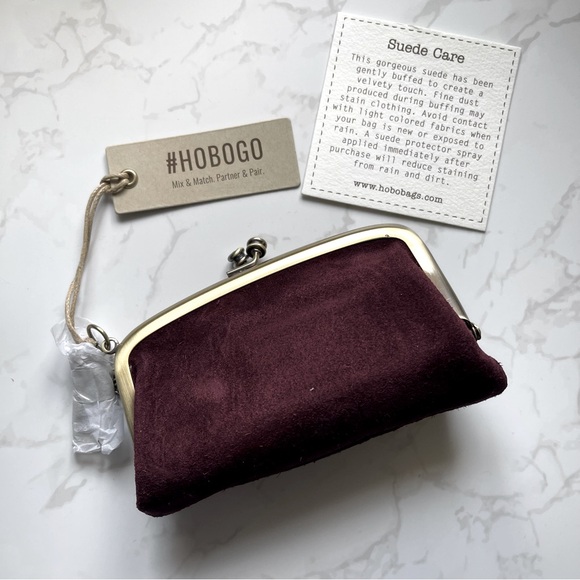 HOBO | Bags | Nwt Hobo Brand Cheer Lock Frame In Suede | Poshmark